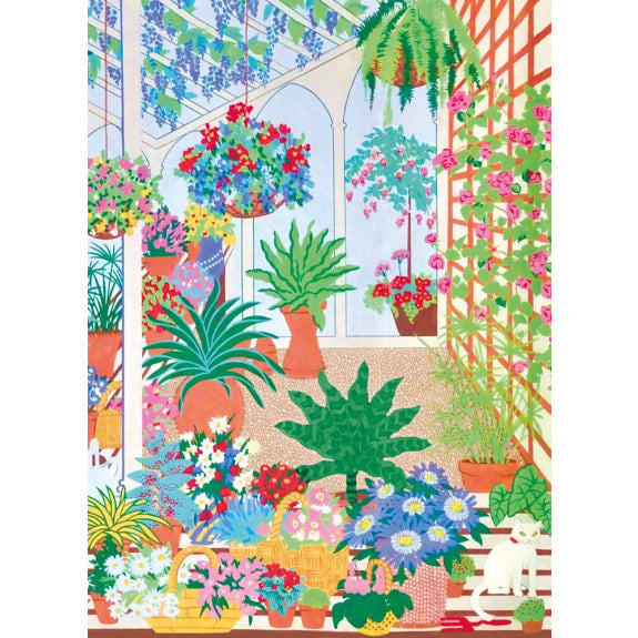 Conservatory Cat Greetings Card – Corinium Museum